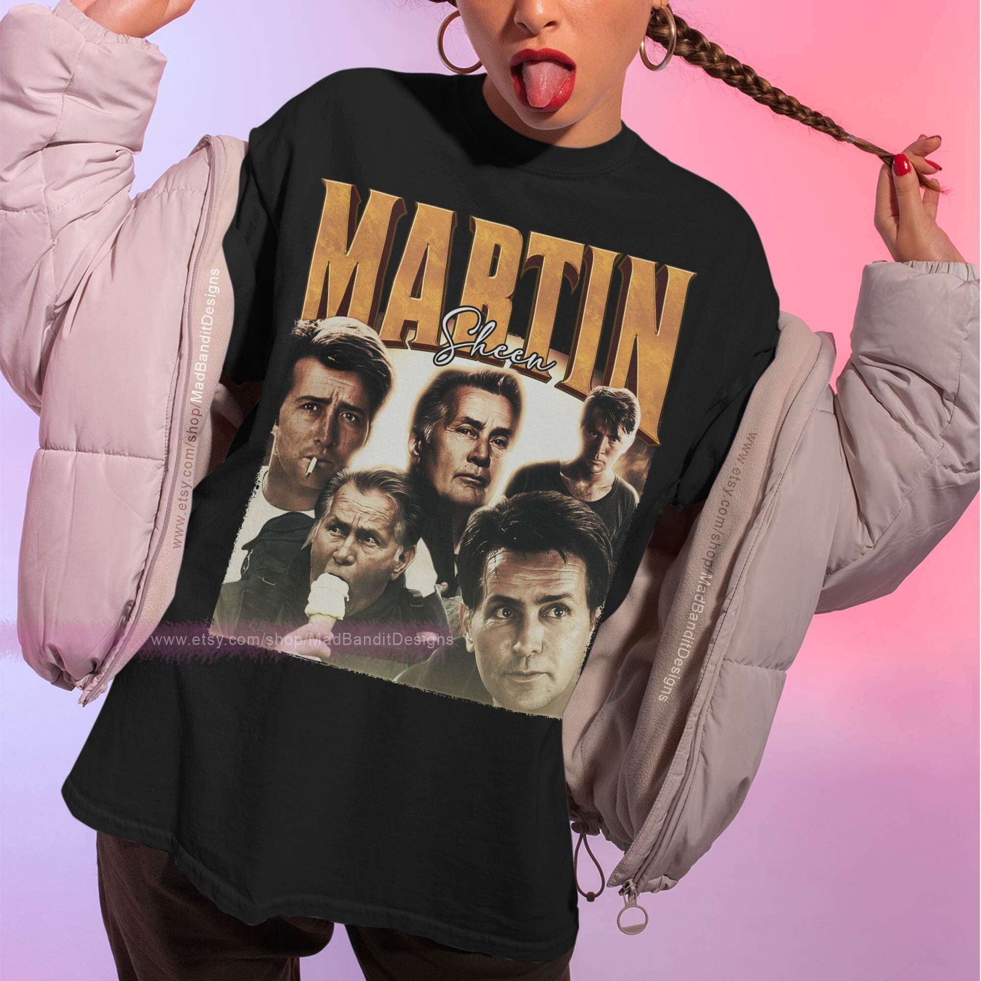 Martin Sheen Shirt Cool Retro Rock Poster T-Shirt 70S 80S 90S Rocker ...