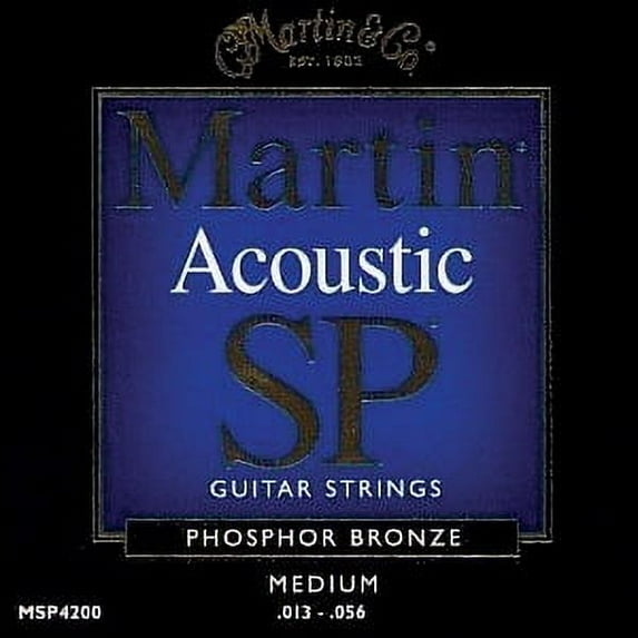 Martin Sp Series Phosphor Bronze Medium Gauge Acoustic Strings ...