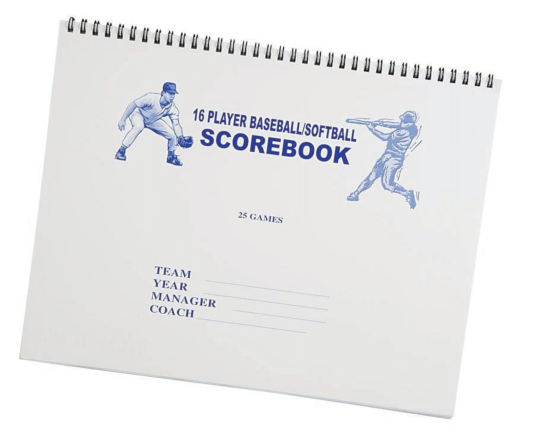 Martin Sports 16 Player, 25 Game Baseball / Softball Game Scorekeepers ...