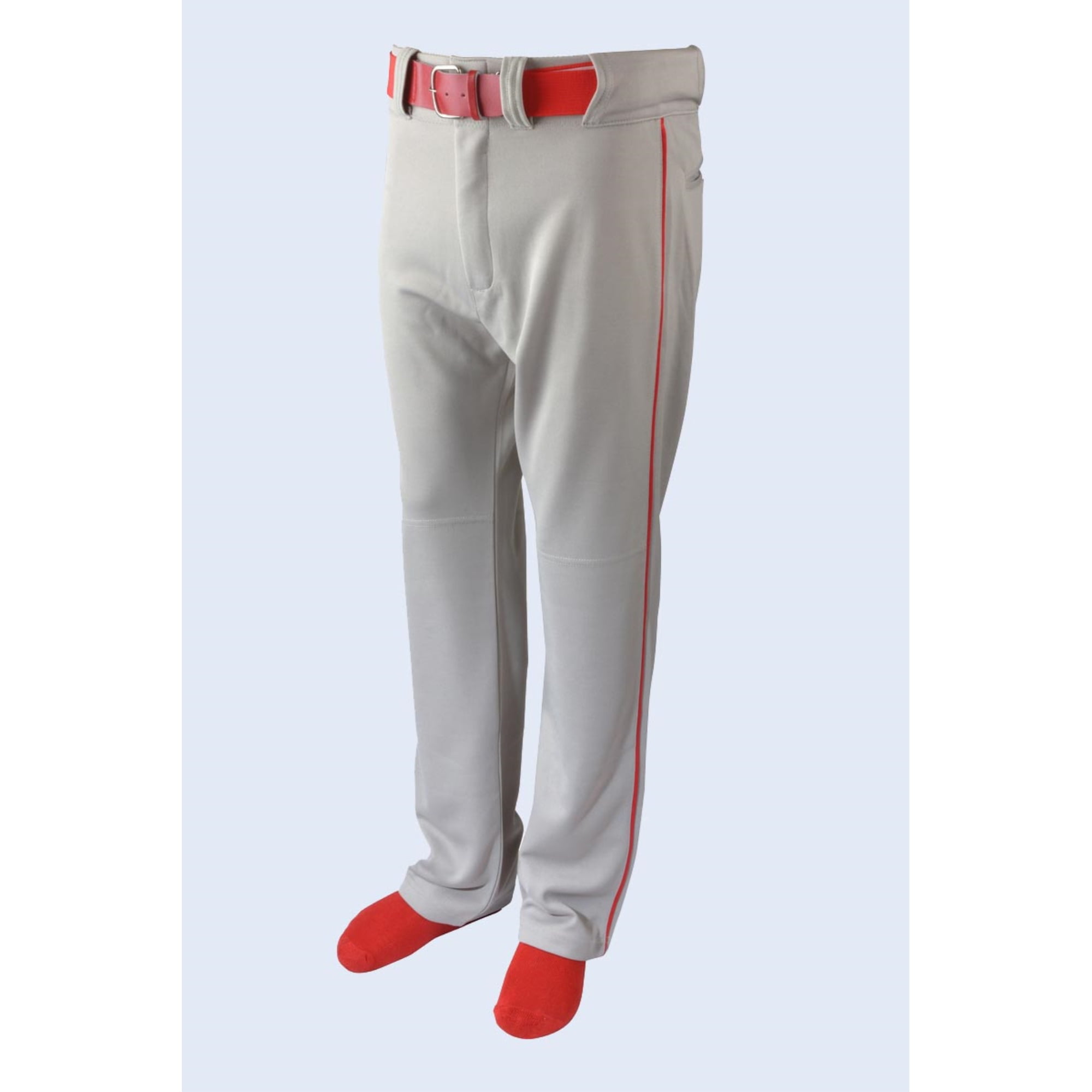 Martin Sports Baseball Pant Men's with Piped White/Red - Walmart.com