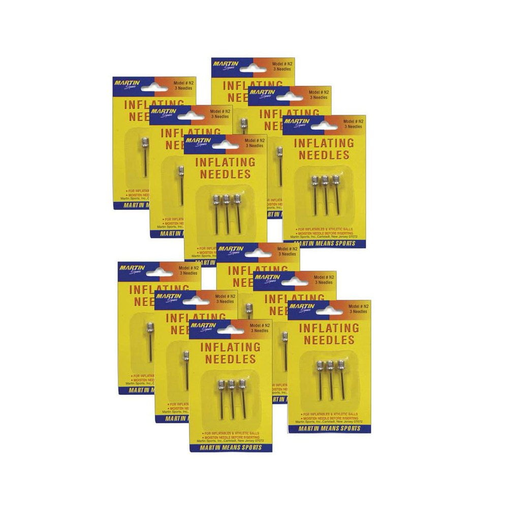 Dick Martin Sports Martin Sports Inflating Needles Silver 3 Per Pack 12 ...