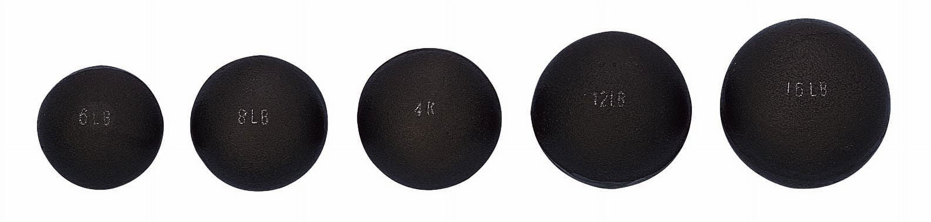 Martin Sports Shot Put, Iron Black, 16 lbs, Official Outdoor Track ...