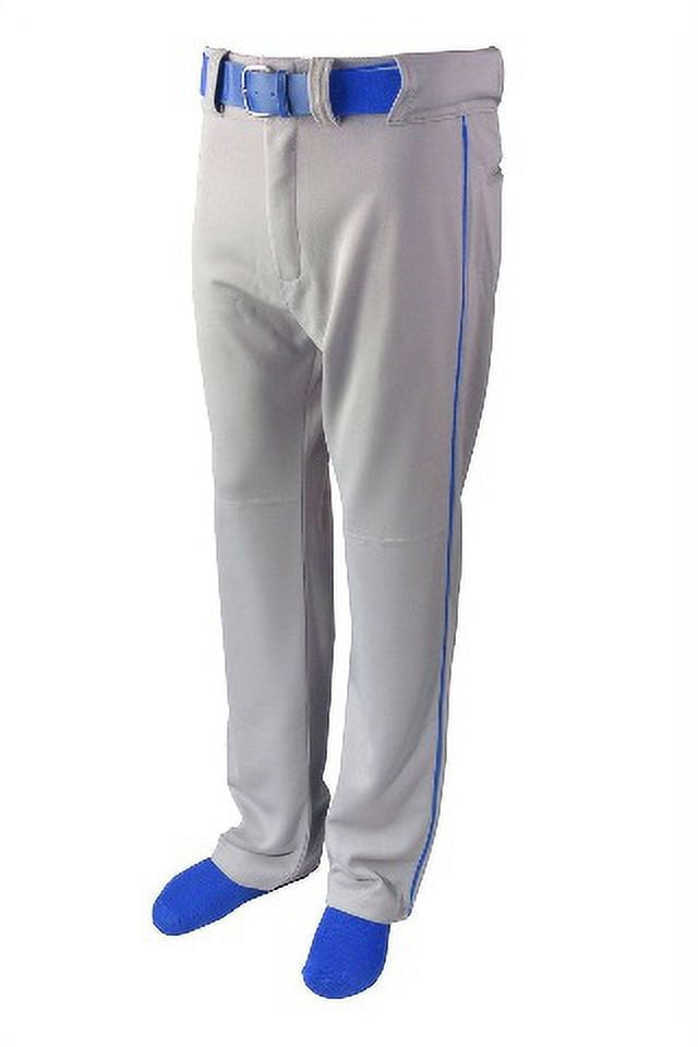 Martin Sports YOUTH Baseball Pants, GREY with Piping - Walmart.com