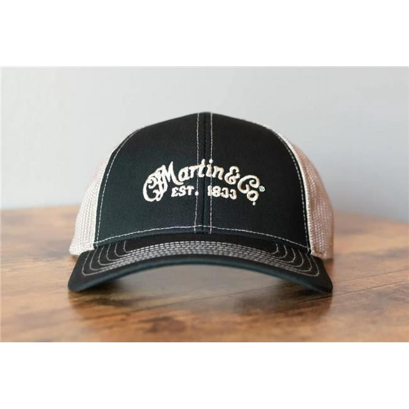 Martin Strings Mesh Trucker Hat with CFM Logo - Black & Tan - Walmart.com