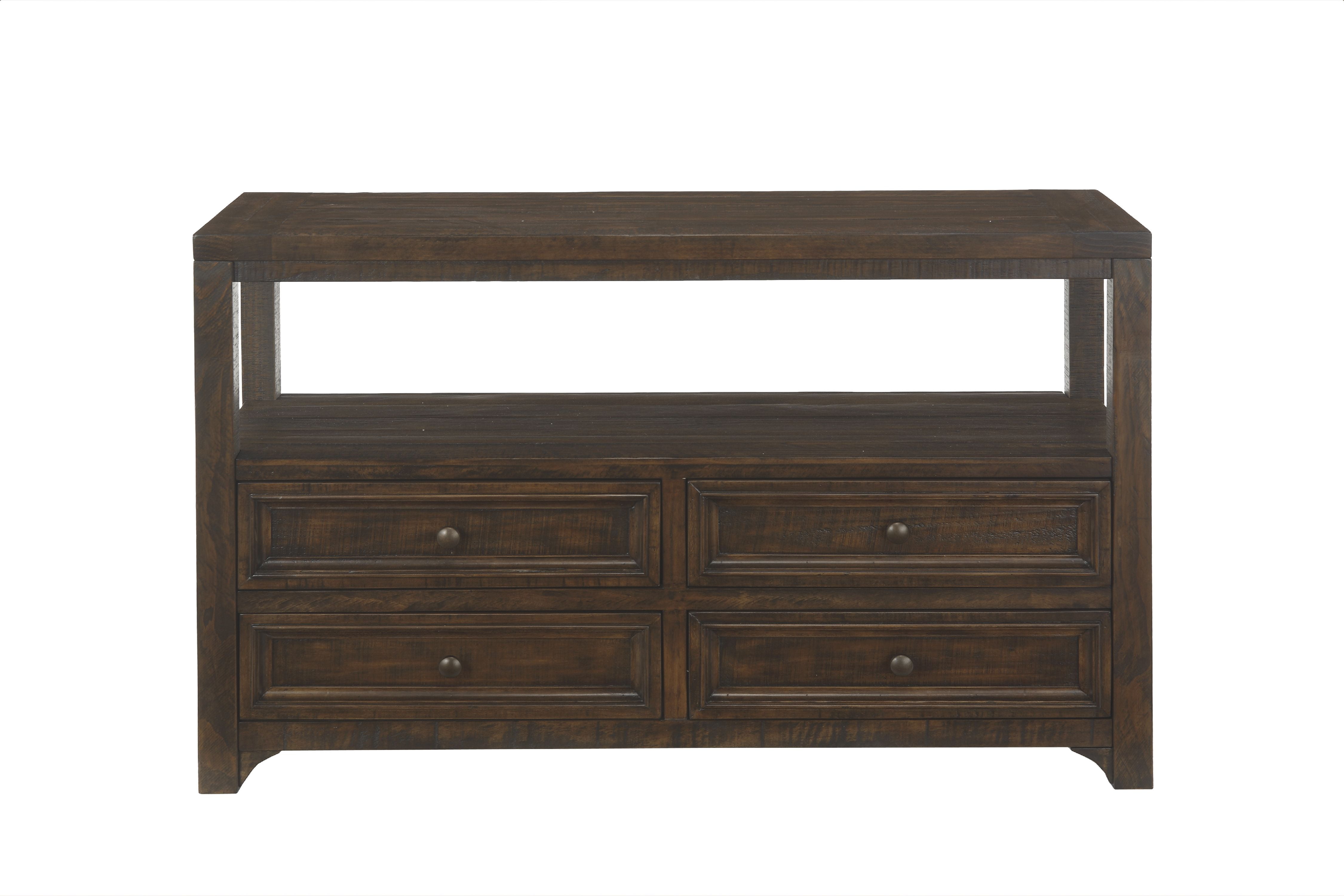 Martin Svensson Home Lisbon Sofa Console Table, Dark Mocha - Walmart.com