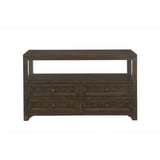 Martin Svensson Home Lisbon Sofa Console Table, Dark Mocha - Walmart.com