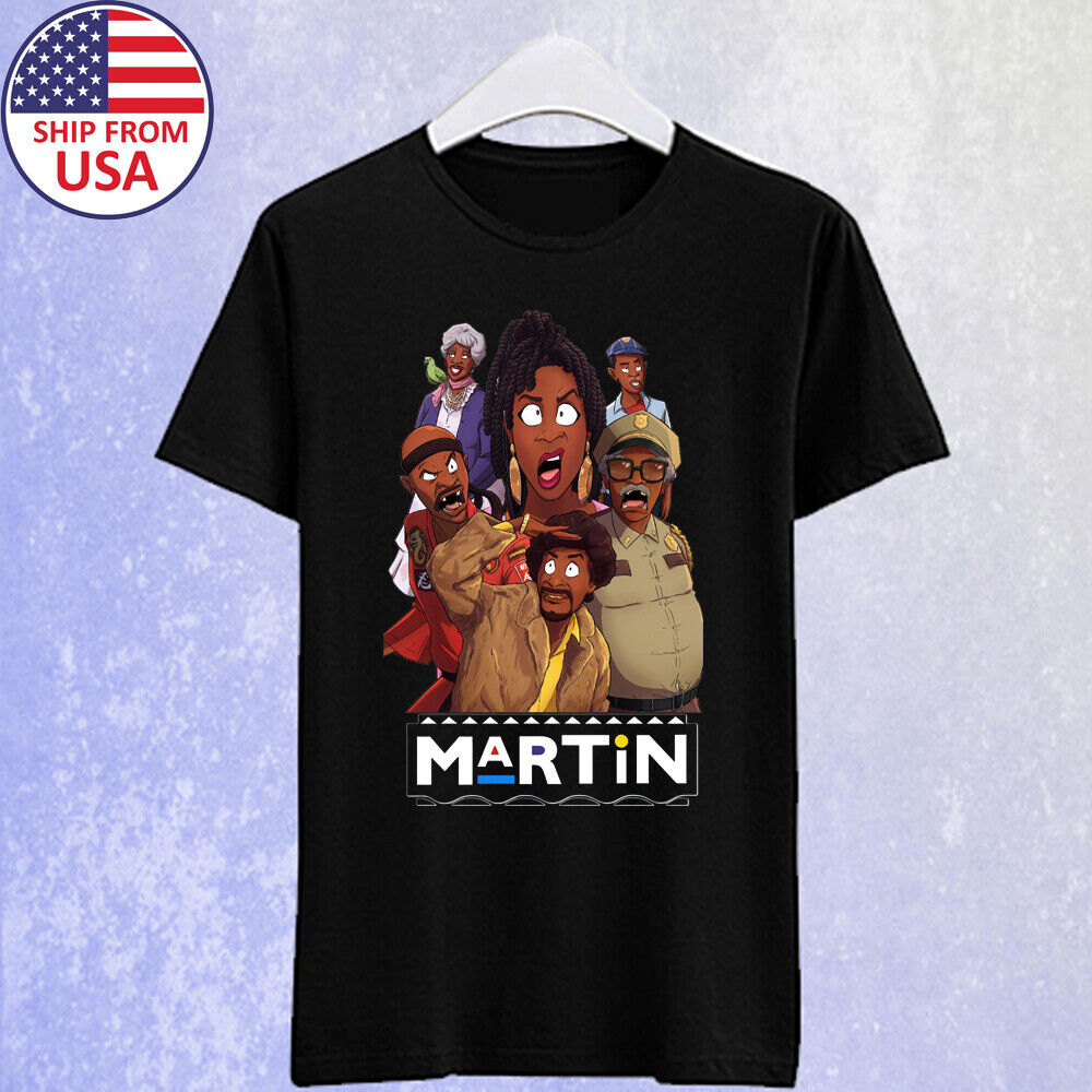 Martin TV Show Graphic Shirt Retro Sitcom Comedy Vibe Tee - Walmart.com