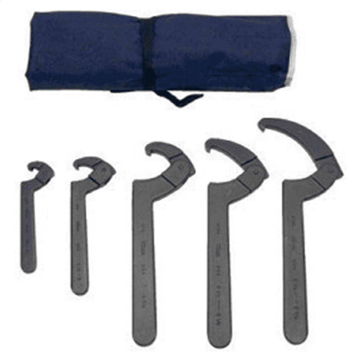 Martin Tools SHW5K Adj. Hook Spanner Wrench Set - Walmart.com