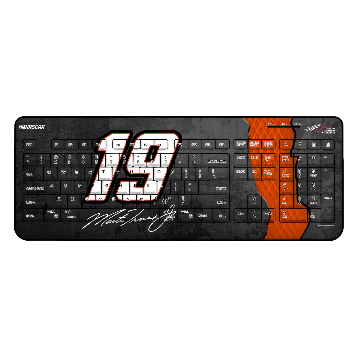 Martin Truex Jr Fast Car Wireless Keyboard - Walmart.com