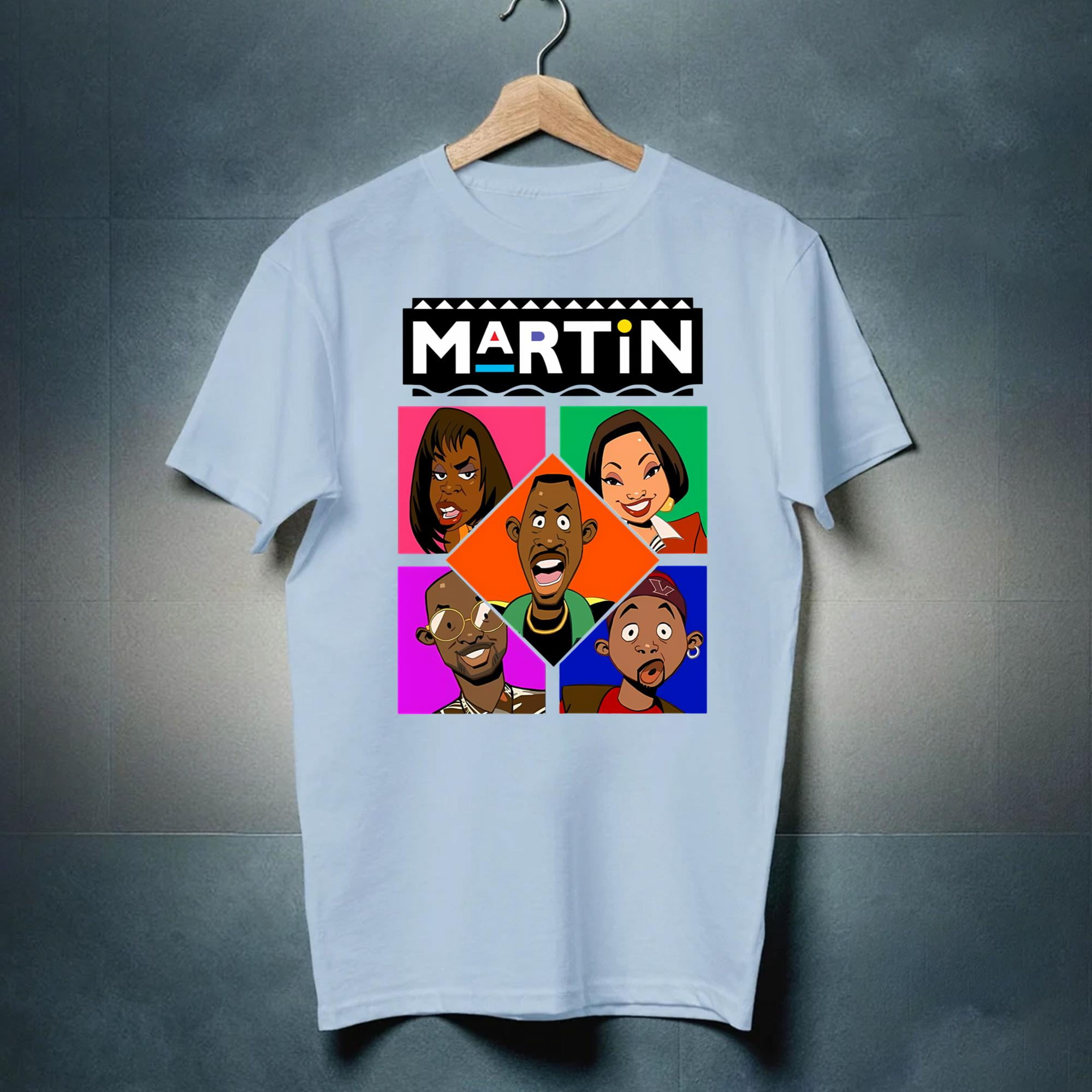 Martin Tv Show sitcom Martin Lawrence 1992 t-shirt-TH37603 - Walmart.com