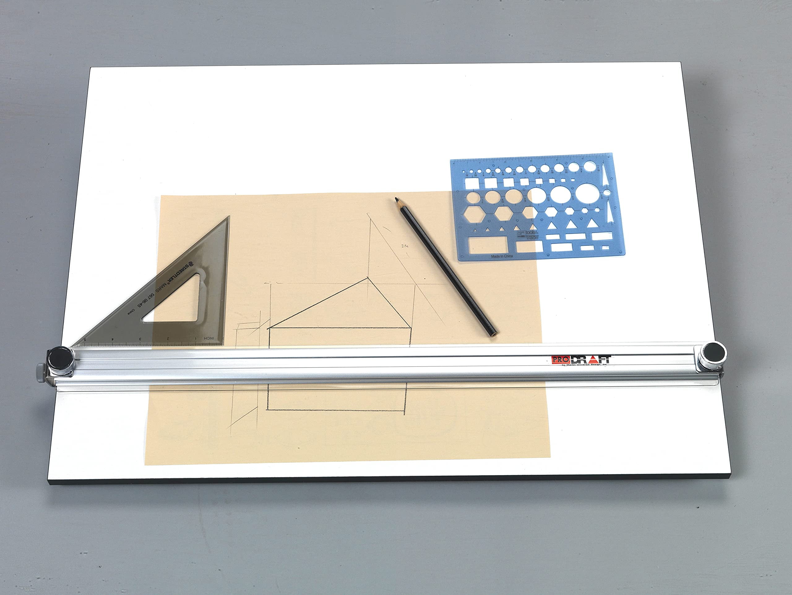 Martin Universal Design 24" x 36" Pro-Draft Parallel Straightedge ...