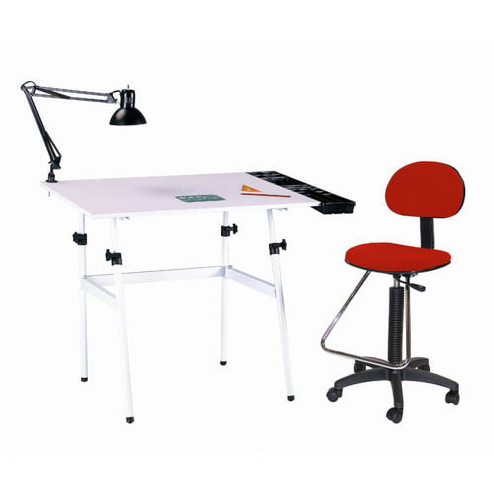 Martin Universal Design Berkeley Drafting Table and Chair Set - Walmart.com