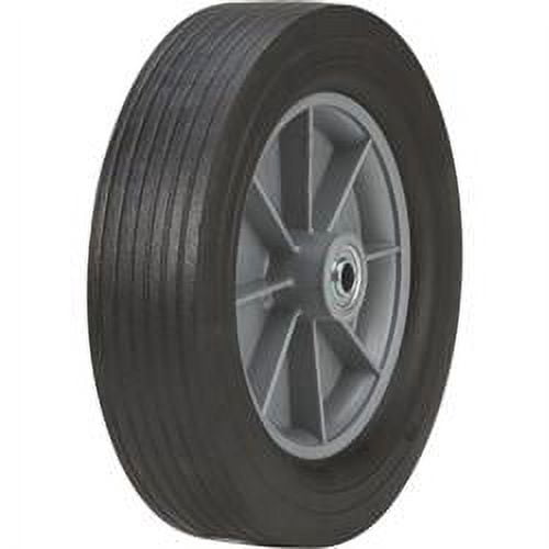 Martin Wheel 13765 Flat-Free Solid Rubber Tire & Poly Wheel - 8 x 2. 50 ...