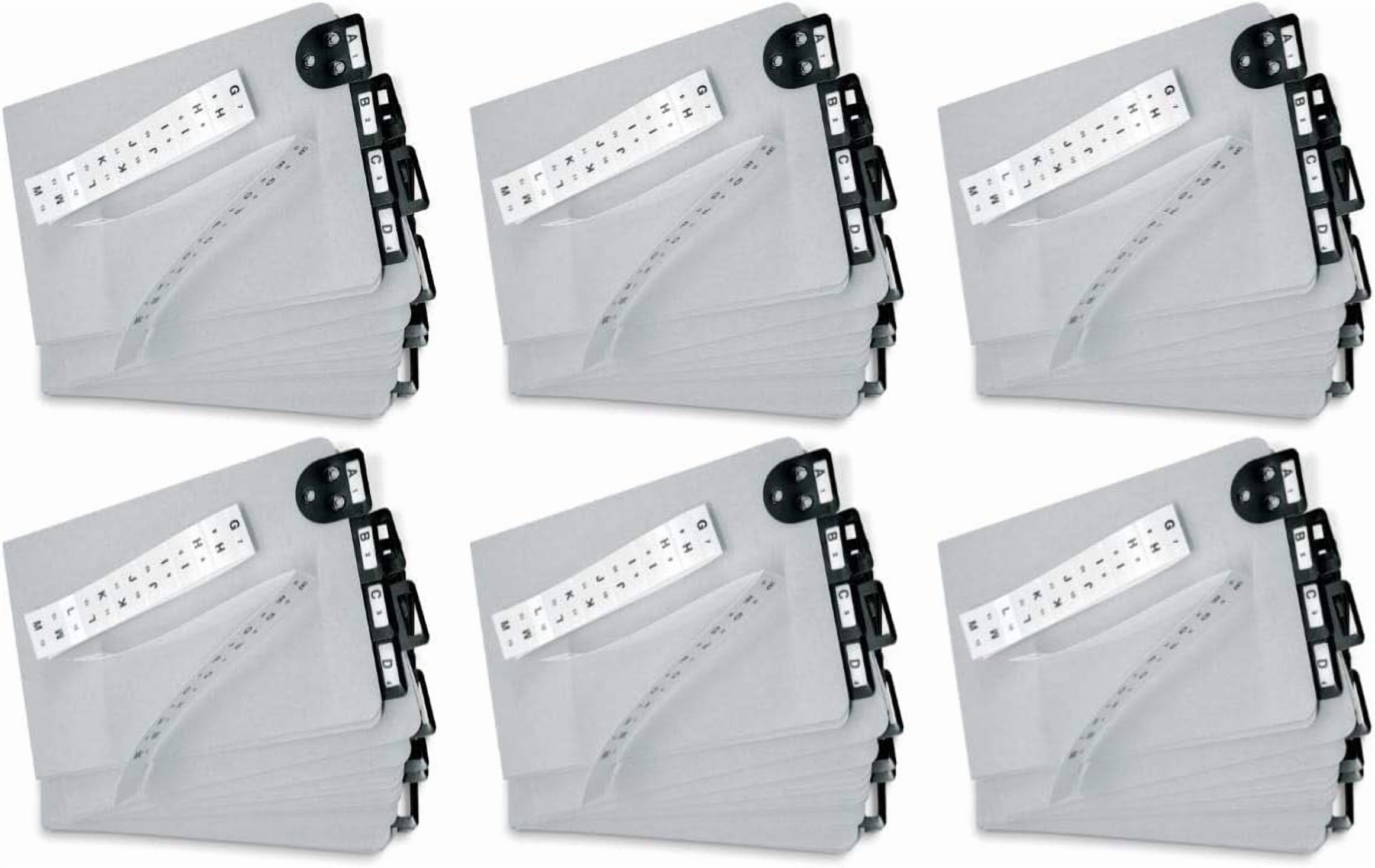 Martin Yale 14254 Posting Tray Index Sets (Pack of 6); Designed for use ...