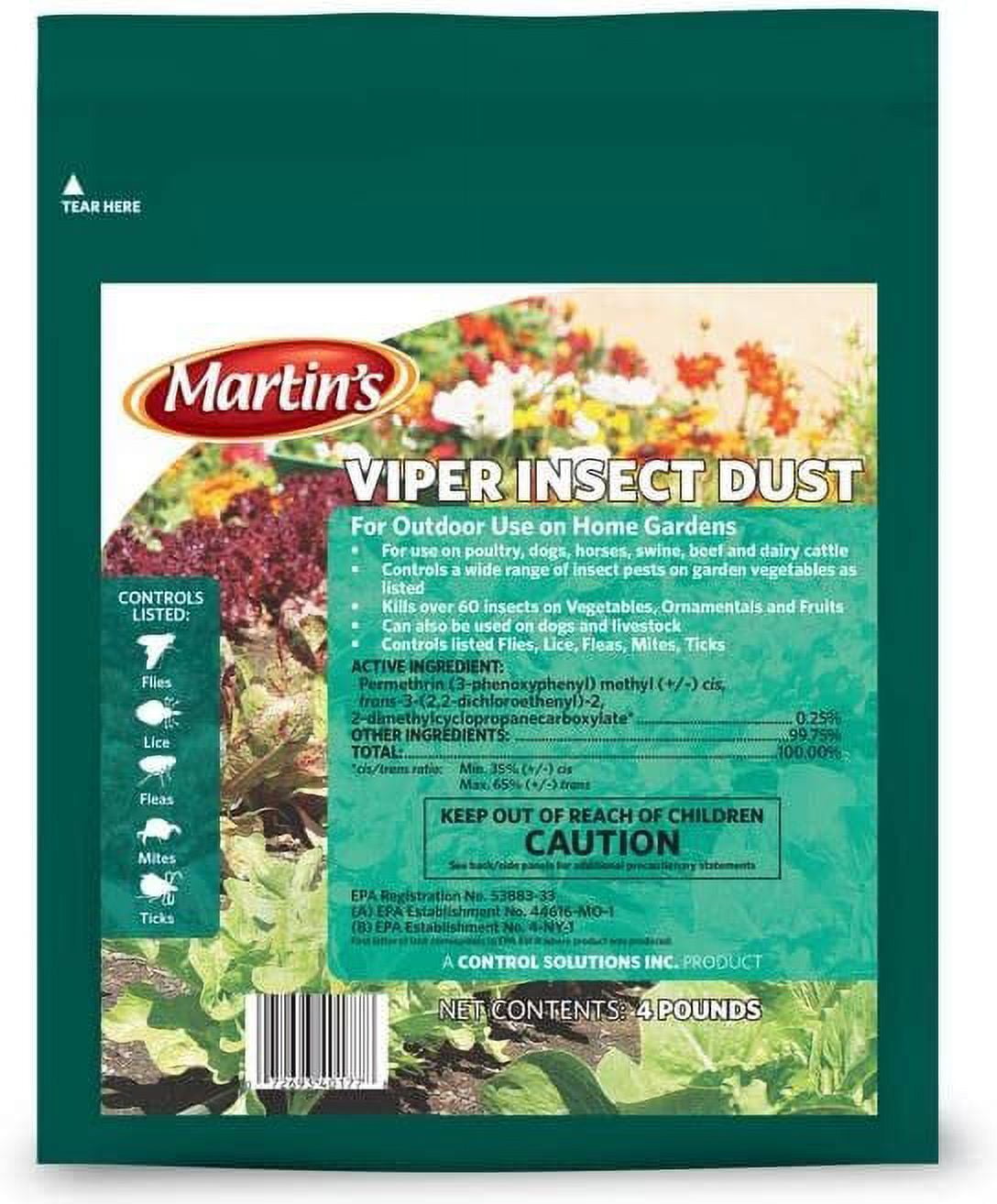 Martin's 4 lb Viper Home & Garden Dust - Walmart.com