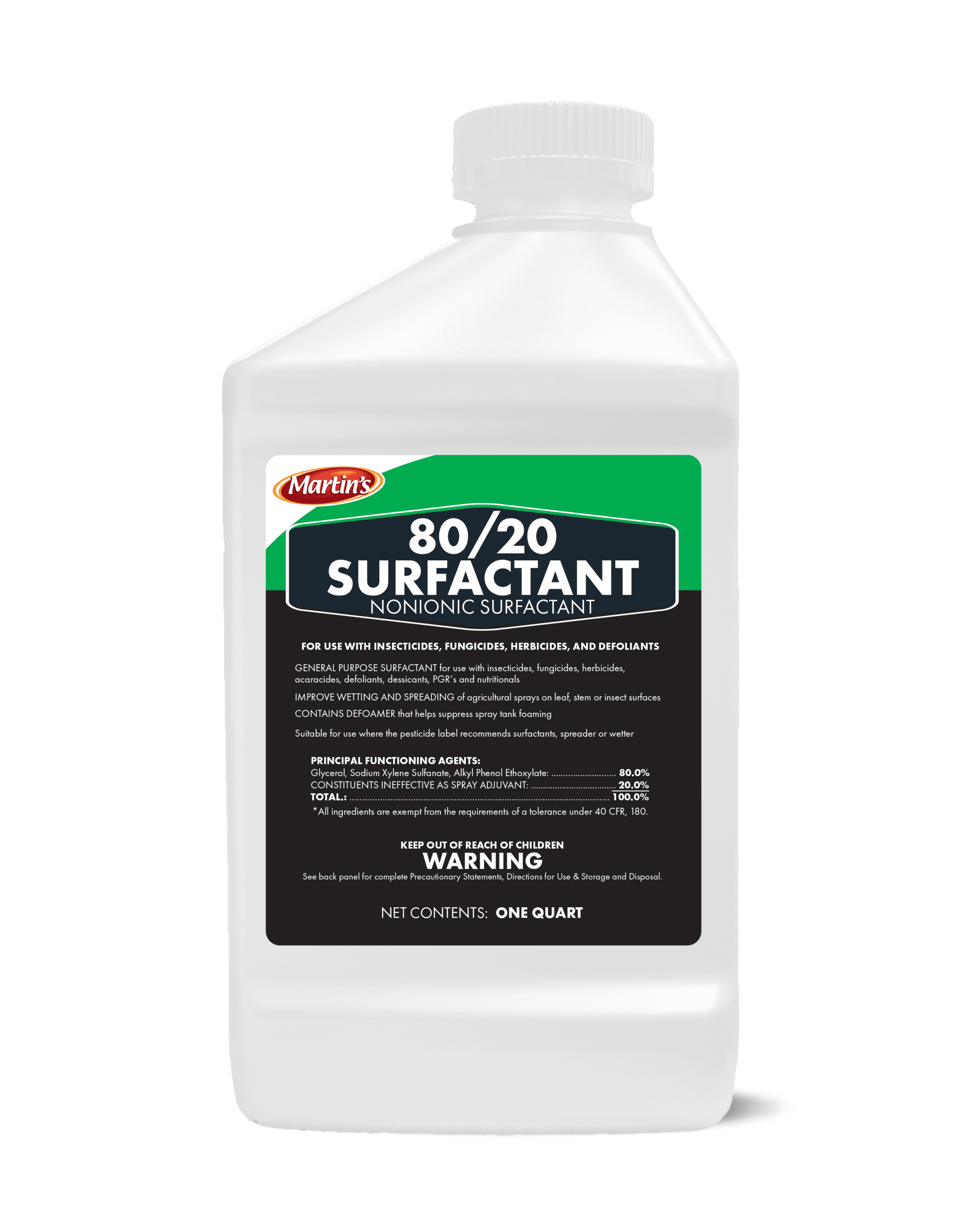Martin's 80/20 Surfactant - Wetting and Spreading Agent - 32 fl oz Bottle by Control Solutions ...