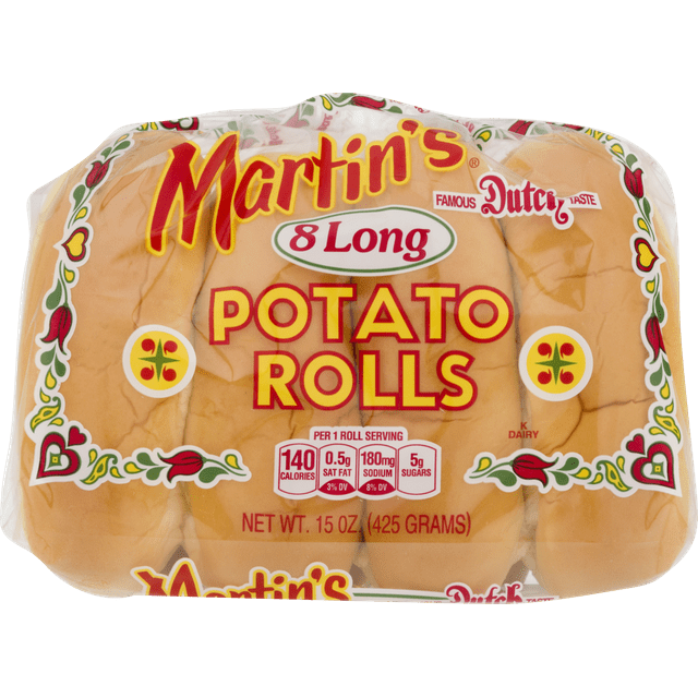 Martin's Famous Pastry Potato Long Rolls- 15 oz. Bag (2 Bags) - Walmart.com