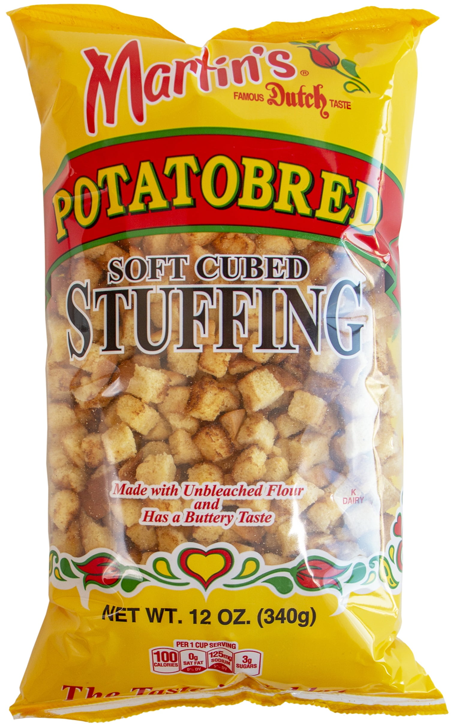 Martin's Famous Pastry Brand Soft Cubed Potatobred Stuffing, 2-Pack 12 ...
