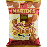 Martin's Honey BBQ Crunchy Ridged Potato Chips, 4-Pack 8.5 oz. Bags ...