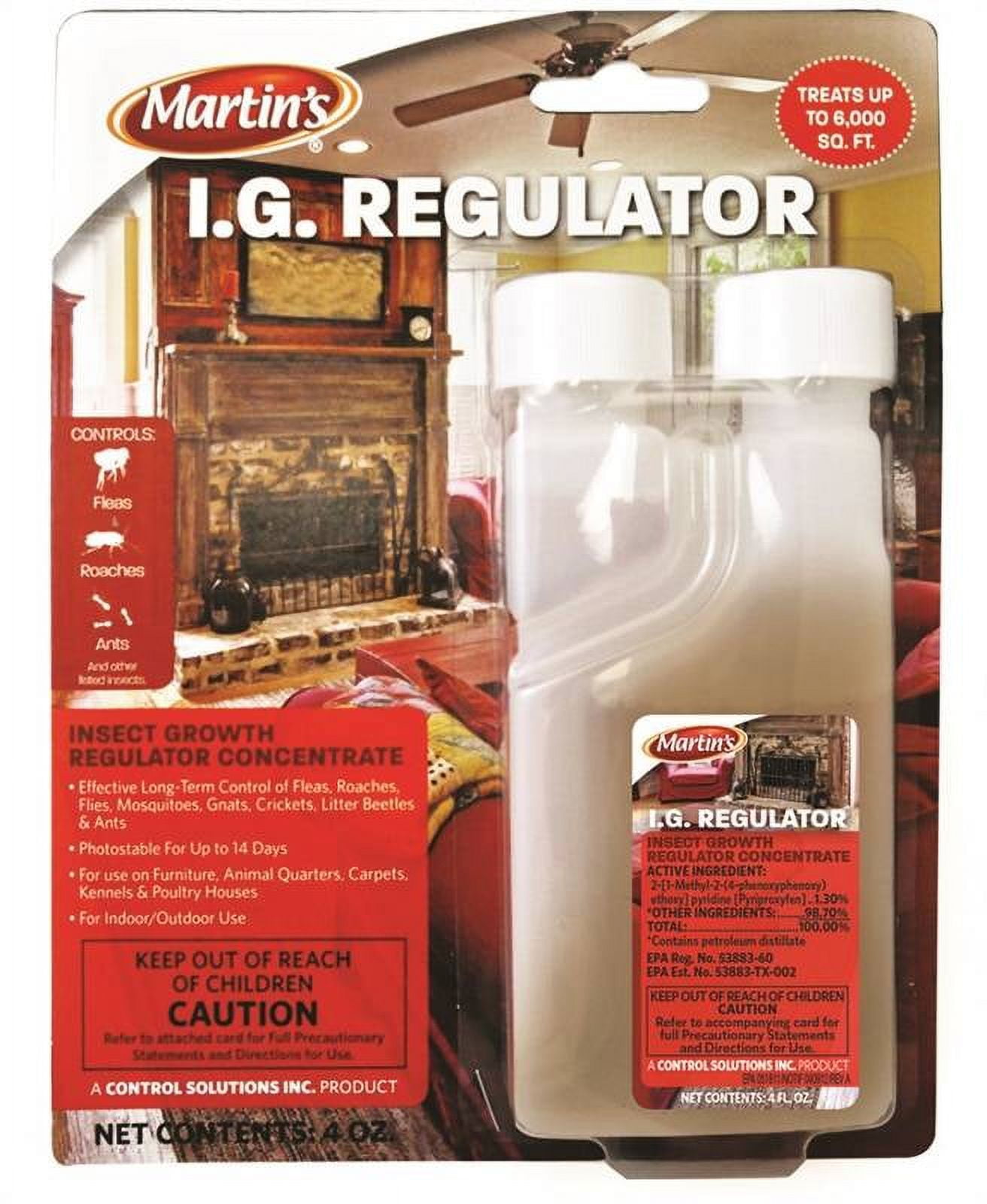 Martin's IGR Insect Growth Regulator Concentrate 4 fl oz - 1 Case (6 x ...