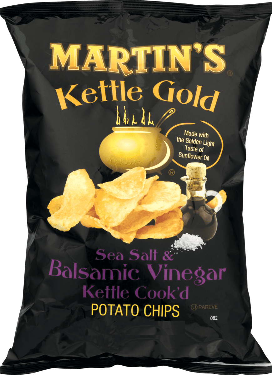 Martin's Kettle Gold Light Sea Salt & Balsamic Vinegar Potato Chips ...