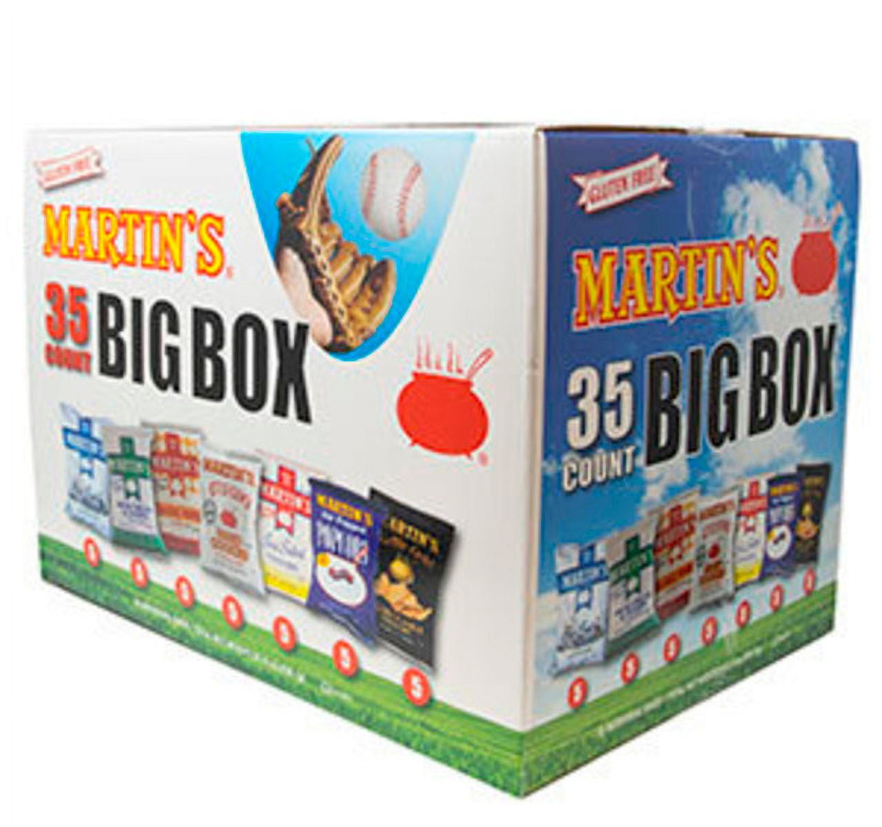 Martin's Mixed Variety Pack, Assorted Potato Chips, 35 Bags for Family ...