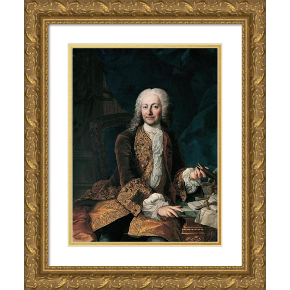 Martin van Meytens 14x18 Gold Ornate Wood Frame and Double Matted ...