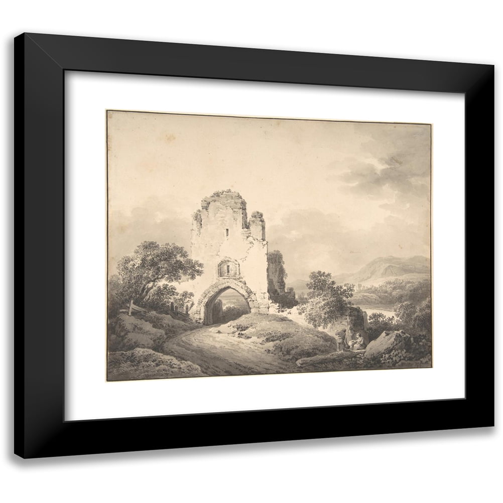 Martin von Molitor 14x12 Black Modern Framed Museum Art Print Titled ...