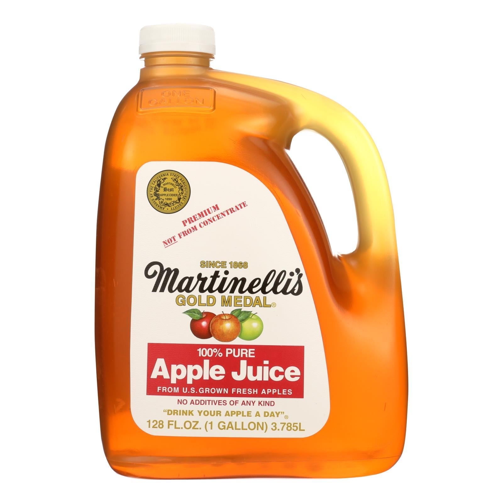 Martinelli's Apple Juice - Case of 4 - 128 fl oz - Walmart.com
