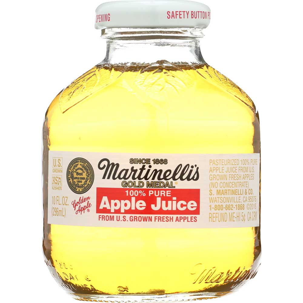 Martinellis Apple Juice, 10 ounce -- 24 Per Case. - Walmart.com