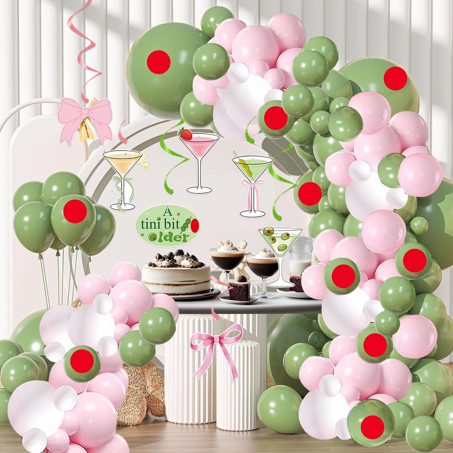 Martini Birthday Party Decorations Set ,A Tini Bit Older Party Supplies ...
