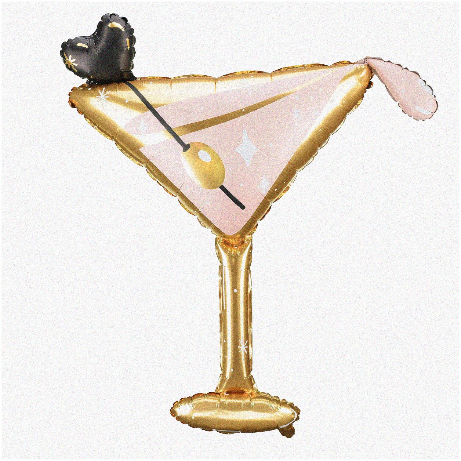 Martini Mix Gl Balloon - Big Pink Bride Birthday Decorations - Walmart.com