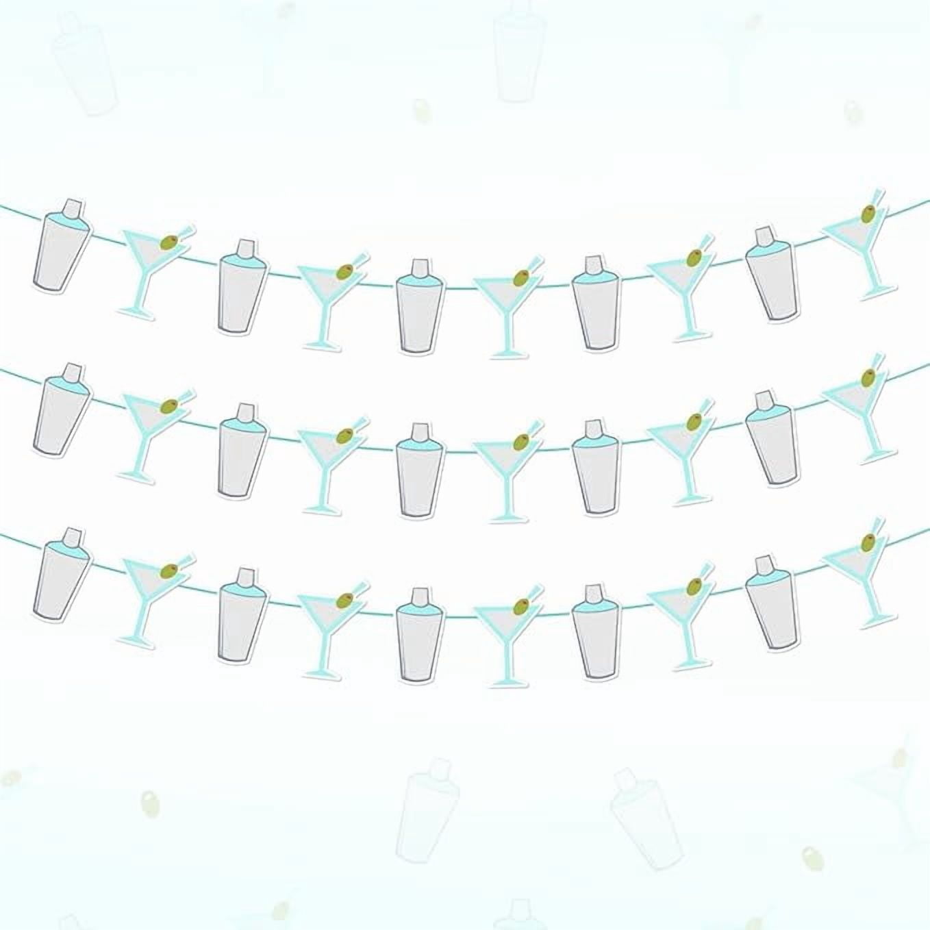 Martini Party Banner A Tini Bit Older Martini Banner Garland Martini ...