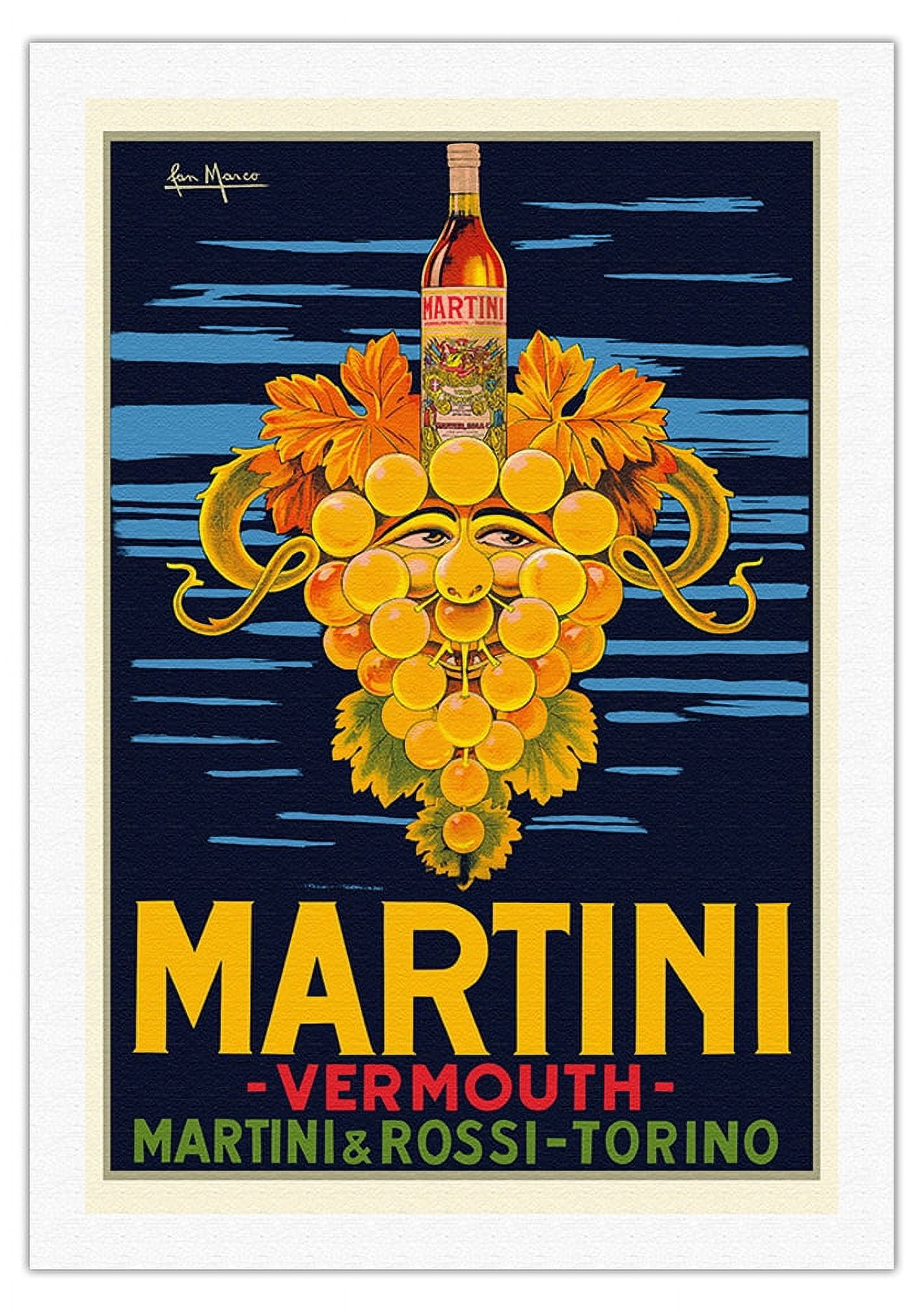Martini & Rossi Vermouth - Turin (Torino) Italy - Vintage Advertising ...