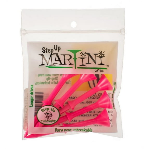 Martini Step Up Tees Pink Pack of 5 - Walmart.com