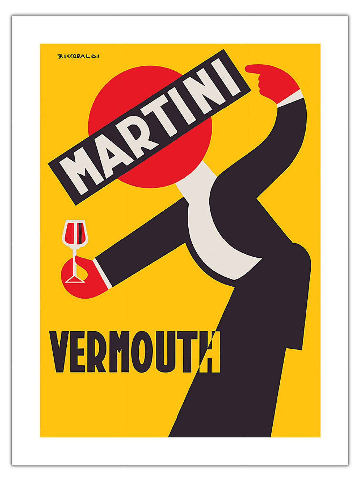 Martini Vermouth Liquor - Martini & Rossi - Vintage Advertising Poster ...