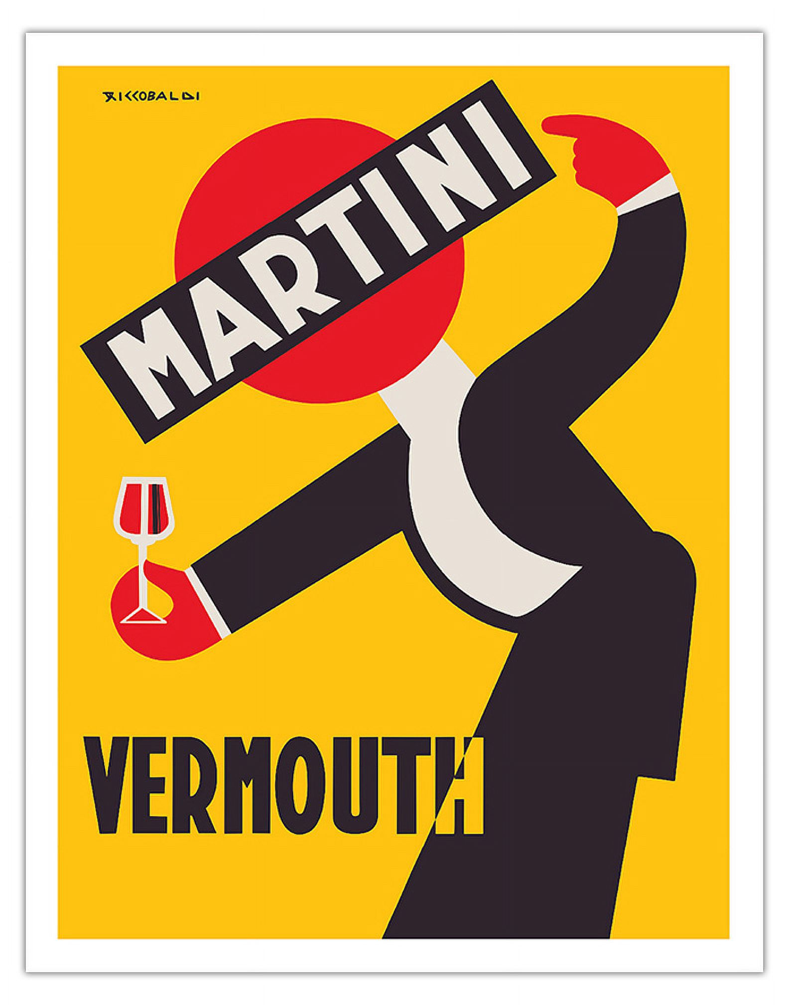 Martini Vermouth Liquor - Martini & Rossi - Vintage Advertising Poster ...