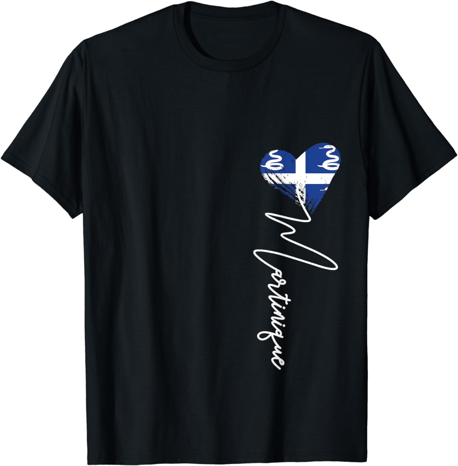 Martinique flag, Martinique Heart, Martinique trip 2024 T-Shirt ...