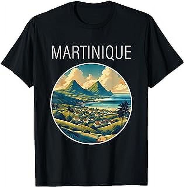 Martinique scenery Art Deco T-Shirt - Walmart.com