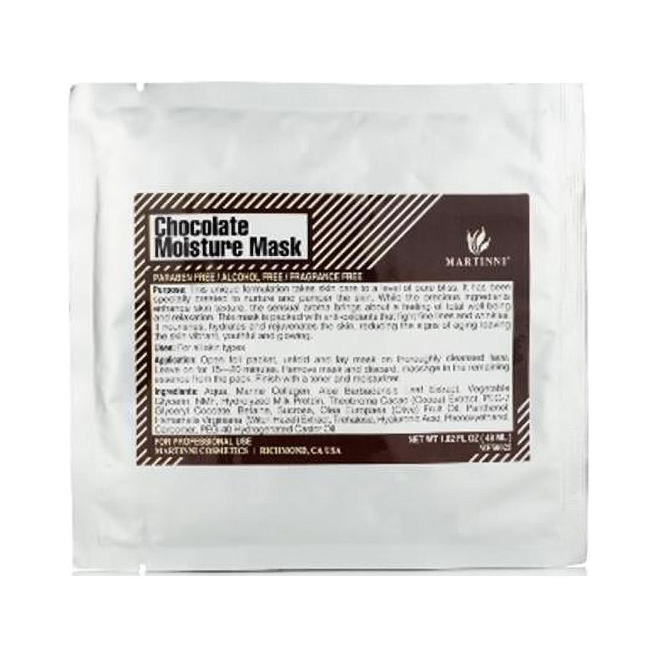 Martinni Beauty MF50025 Chocolate Moisture Mask - Walmart.com