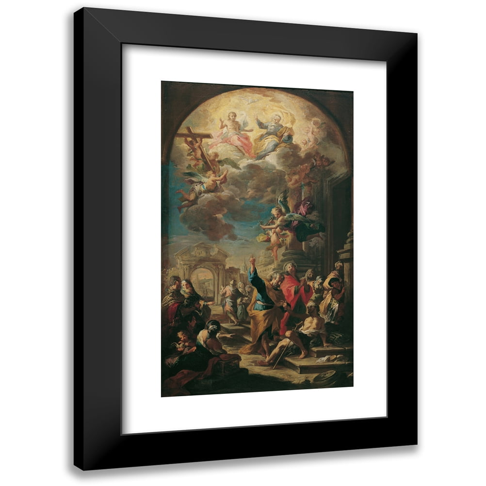 Martino Altomonte 12x18 Black Modern Framed Museum Art Print Titled ...