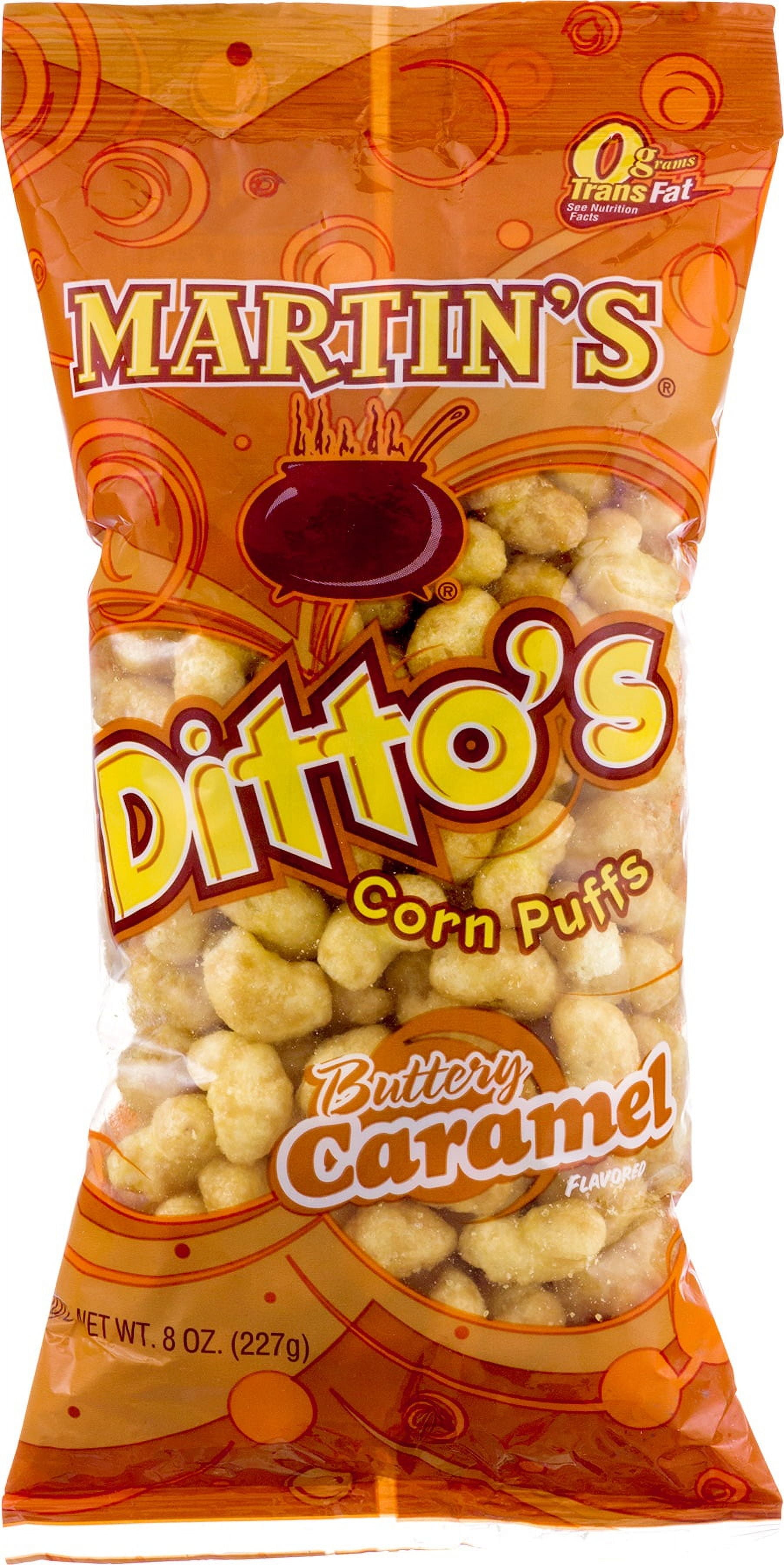 Martins Buttery Caramel Flavor Popcorn Puffs, 3-Pack 8.0 oz Bags ...