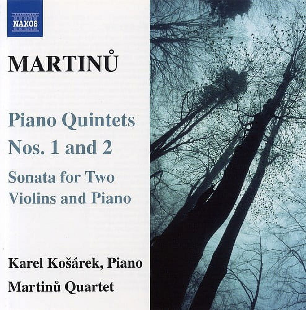 Martinu Quartet - Piano Quartets 1 & 2 - Music & Performance - CD ...