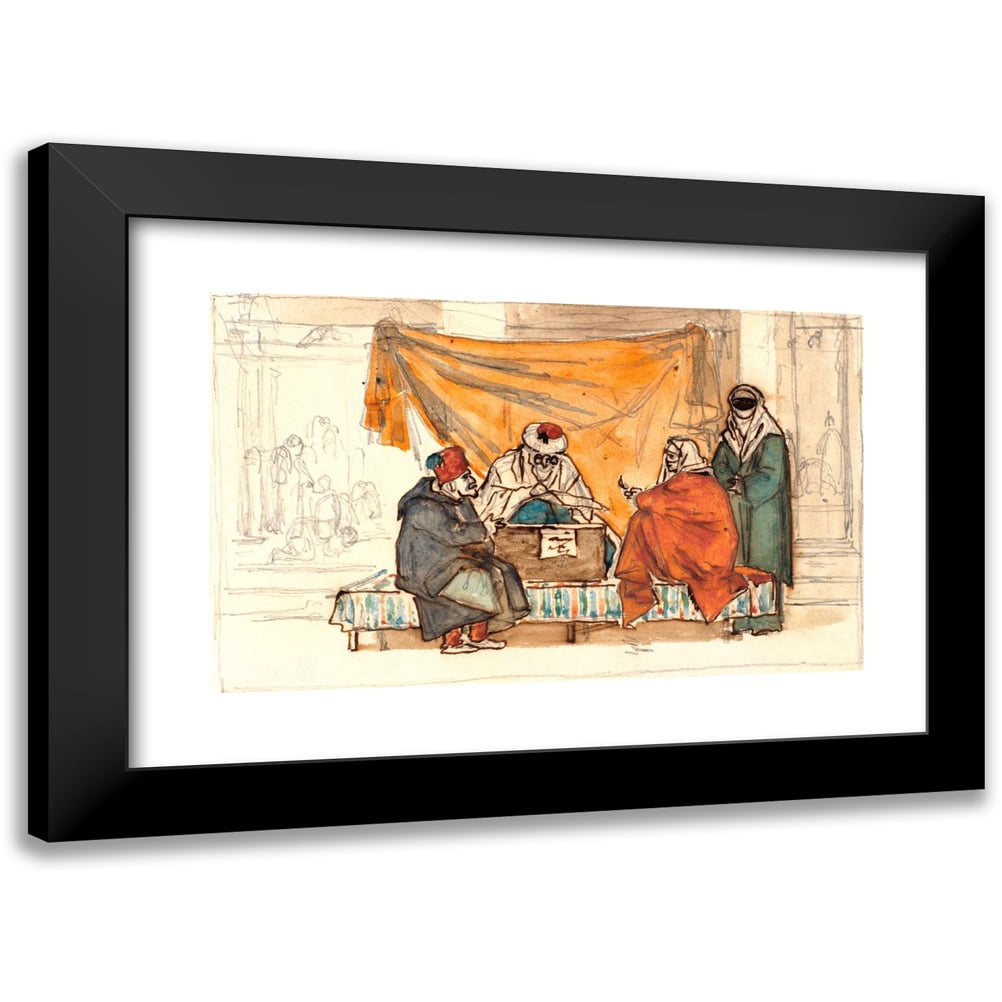 Martinus Rørbye 18x13 Black Modern Framed Museum Art Print Titled - A ...