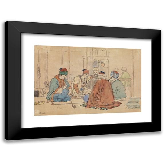 Martinus Rørbye 18x13 Black Modern Framed Museum Art Print Titled ...