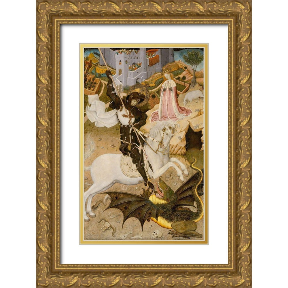 Martorell, Bernat 16x24 Gold Ornate Wood Framed with Double Matting ...