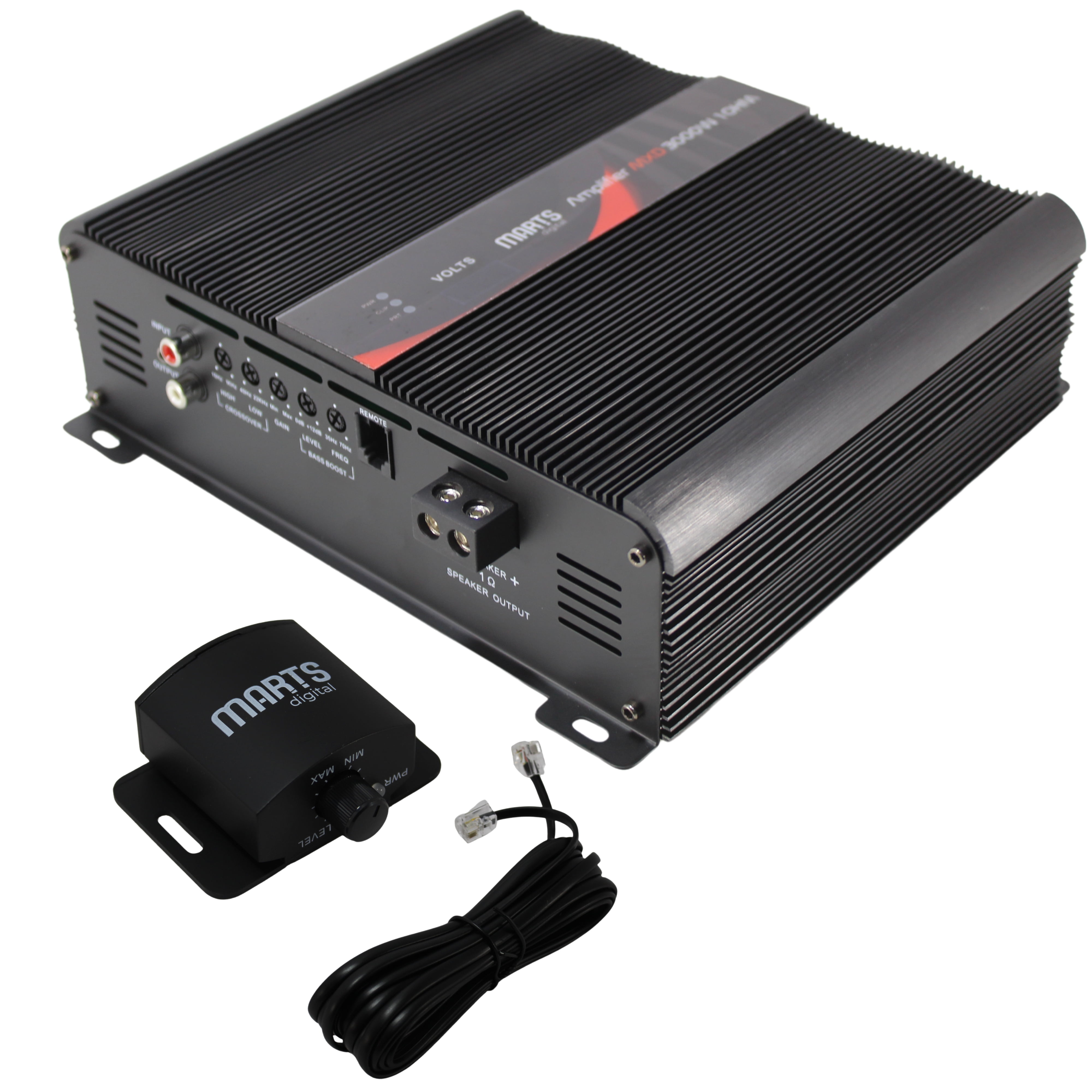 Marts Digital Amplifier Monoblock Full Range Class D 3000 W 1 Ohm MXD ...