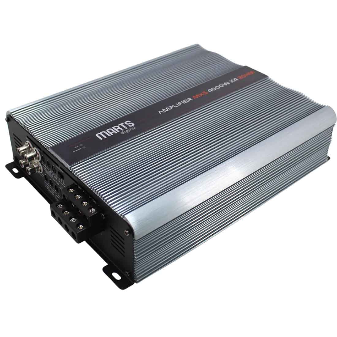 Marts Digital MXS 4000x4 2-Ohm 4-Channel 4000W Full Range Class-D Car Amplifier - Walmart.com