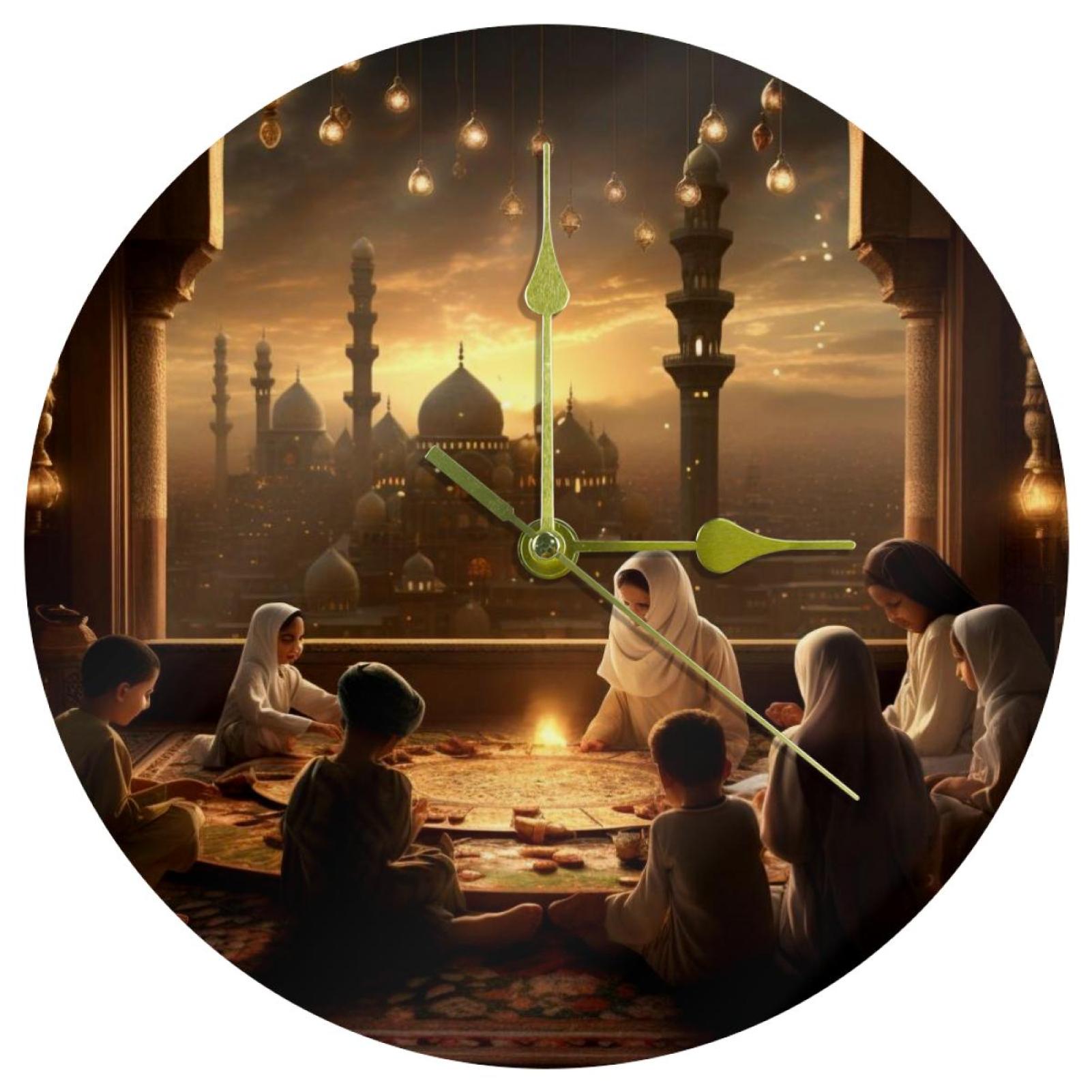 Marty Circular Acrylic Wall Clock - Contemporary Design with Quartz ...