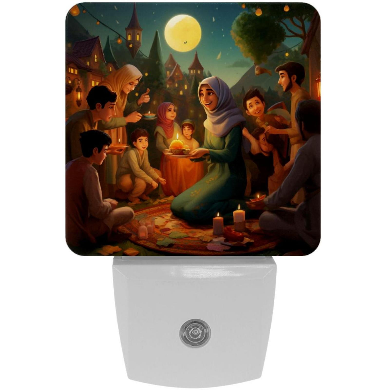 Marty LED Square Night Light - Small and Bright Square-shaped LED Night ...